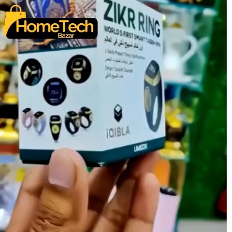 2025 Digital Zikr Ring Counter Tasbeeh | Iqibla Smart Digital Ring for Muslims | Rechargeable ...