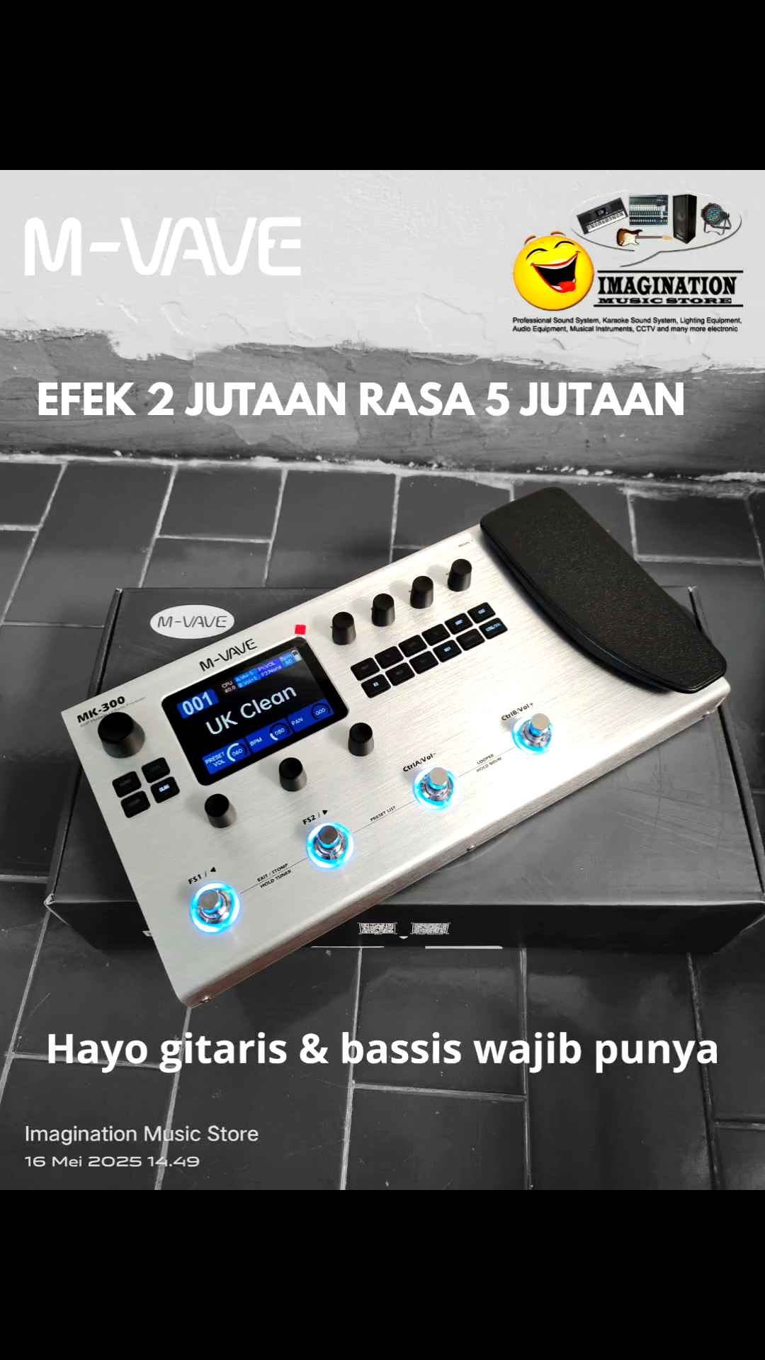 M-VAVE MK300 Effect Digital M Vave MK 300 Original MVAVE | Lazada Indonesia