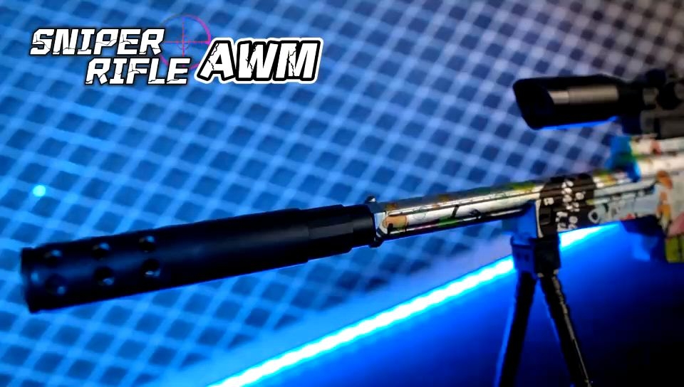 M416 M24 AWM 98K Gel Blaster Gun | ম্যানুয়াল জেল গান ৫০০ ফ্রি গুলি সহ 46CM | Daraz.com.bd