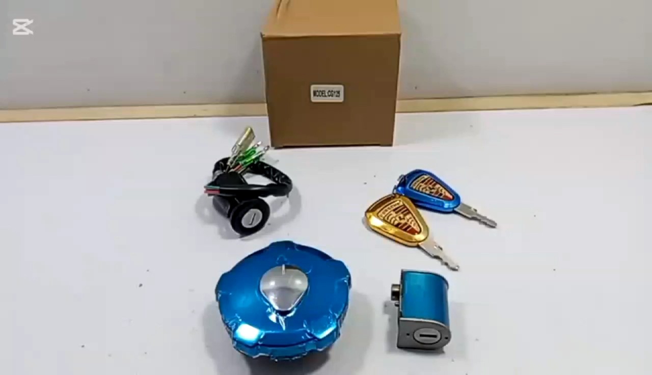 Ignition Switch Kit for CG 125 Bike / Switch Kit for 125 Bike / 125 ...