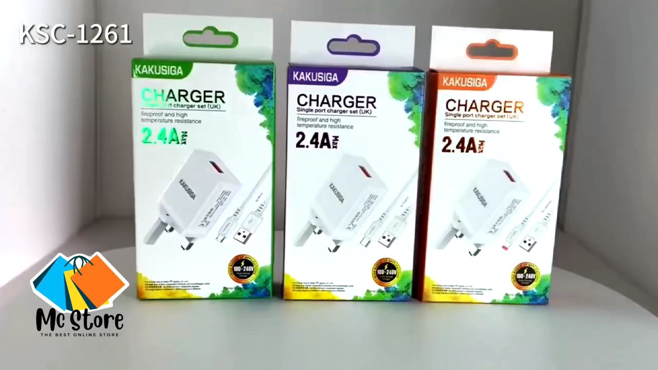 Kakusiga KSC-1261 Xionglu Series Single Port Smart Charger Set | Daraz.lk