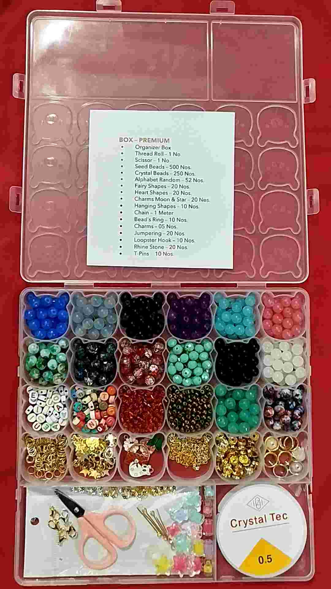 1500 Beads DIY - DIY Kit - Jewellery Box - DIY Bracelet Kit for Girls ...