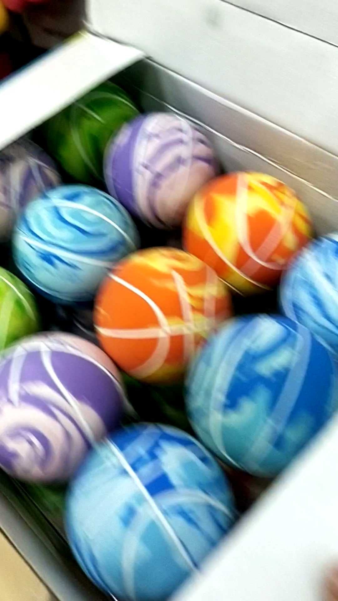 Beehoney1 Colorful Bouncy Balls Portable Rubber High Bouncing Balls ...