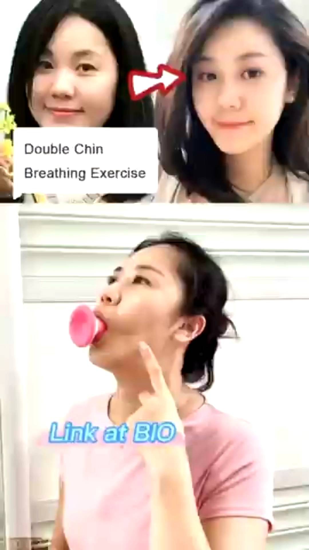 V Shape Face Slimmer Tool Double Chin Trainer -Jaw Line Exercise Muscle ...