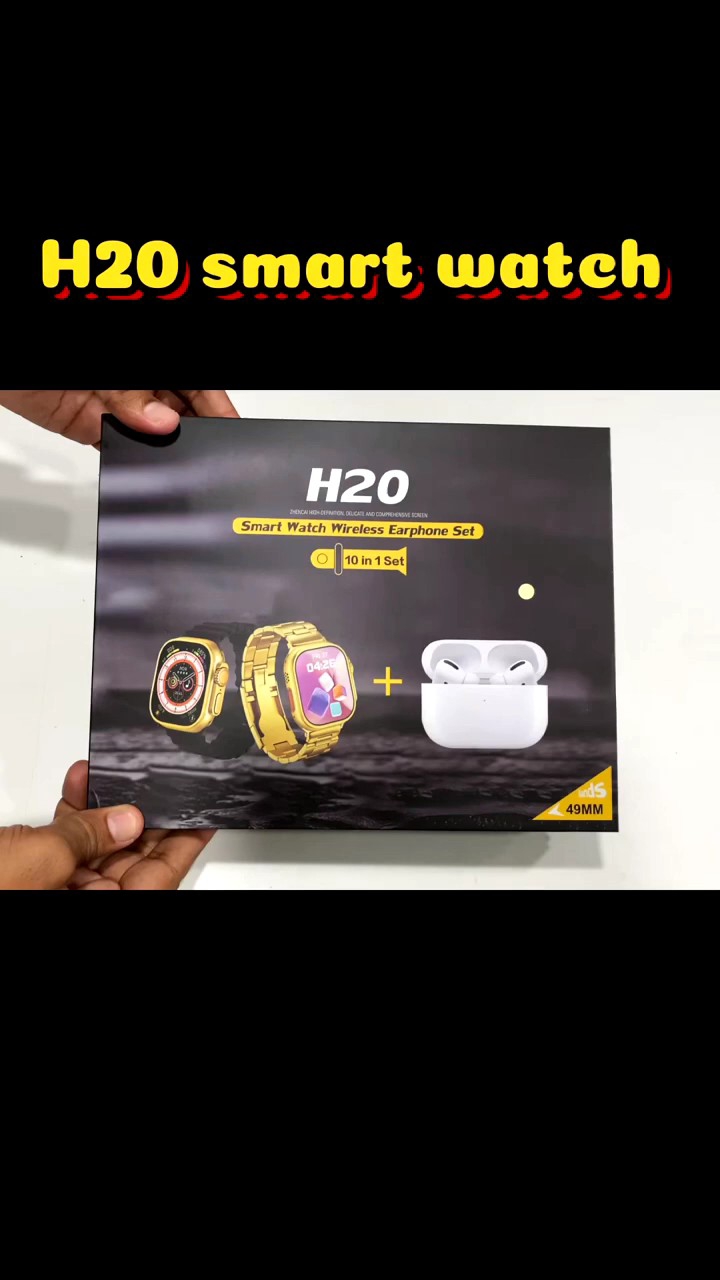 H20 Ultra Smartwatch 10 in 1 Ultra Smart Watch Full HD Display High ...