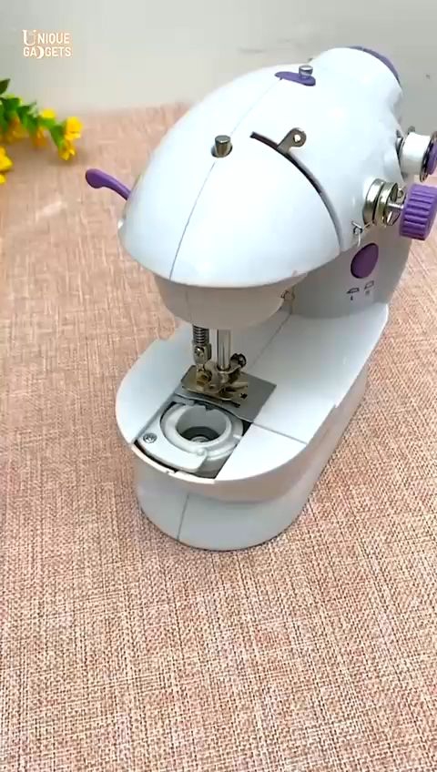 Mini Sewing Machine, Dual Speed Portable Mini Electric Pedal Double ...