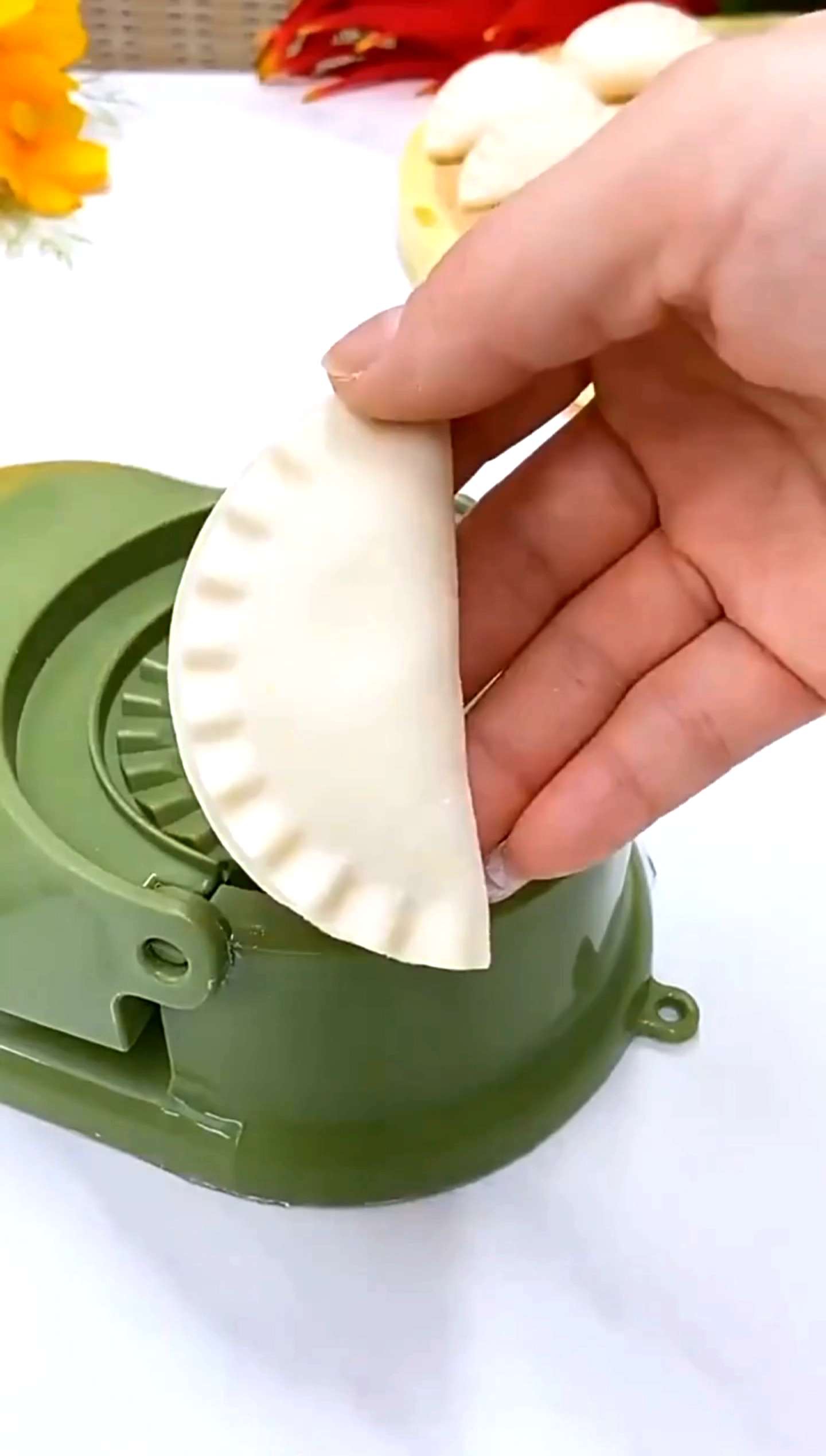 Manual Samosa Maker Press Machine | Plastic Dumpling & Gujiya Mold ...