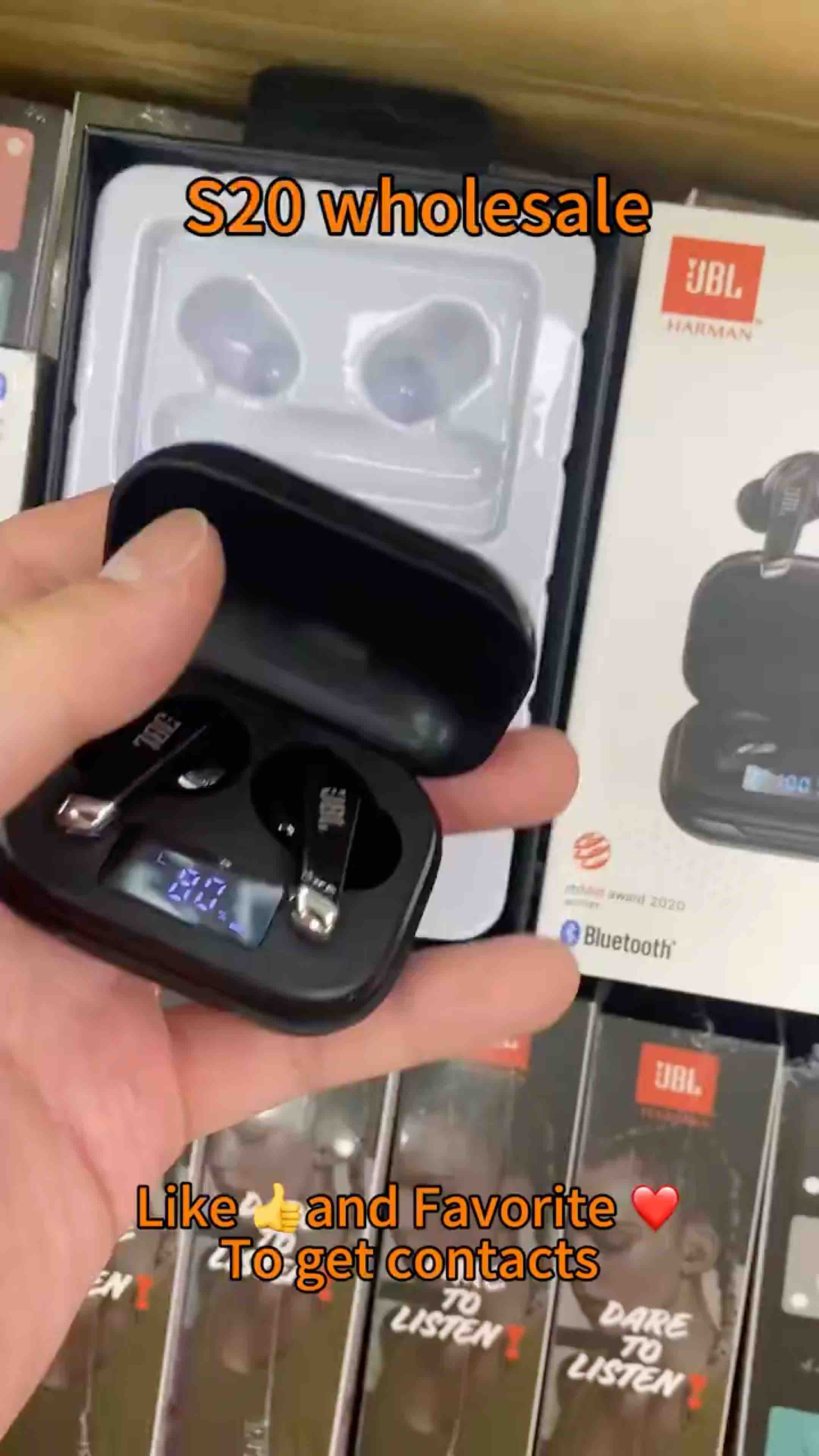 JBL S20 Super Bass Earbuds High quality Bluetooth Airpods | Daraz.lk