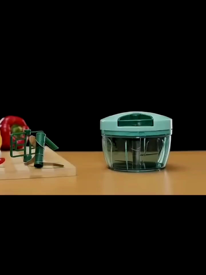 Manual Food Processor – Hand Pull String Vegetable Chopper & Garlic ...