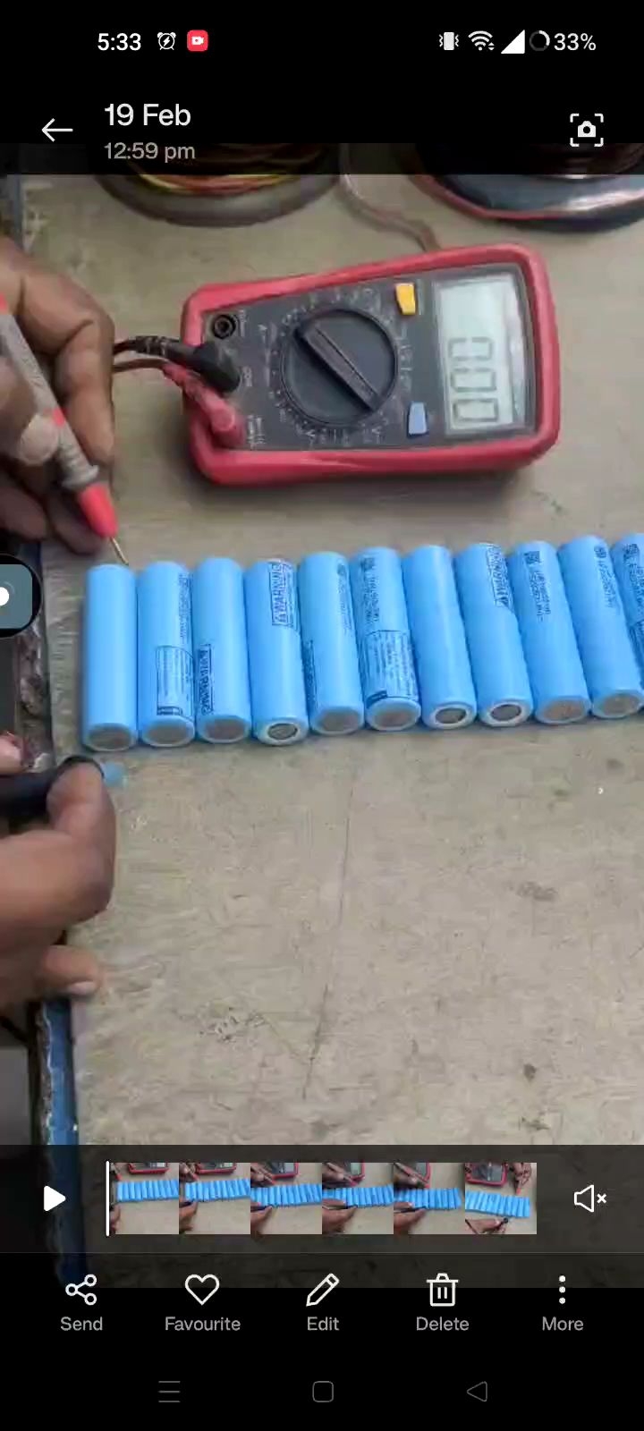 3000 Mah 18650 lithium ion Original LG MH1 Cell Battery Tested On ...