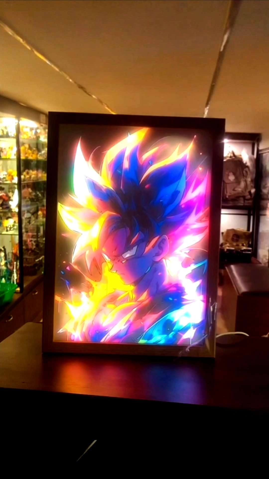 Dragon Ball Anime Son Goku Light Painting Photo Frame | Daraz.com.np