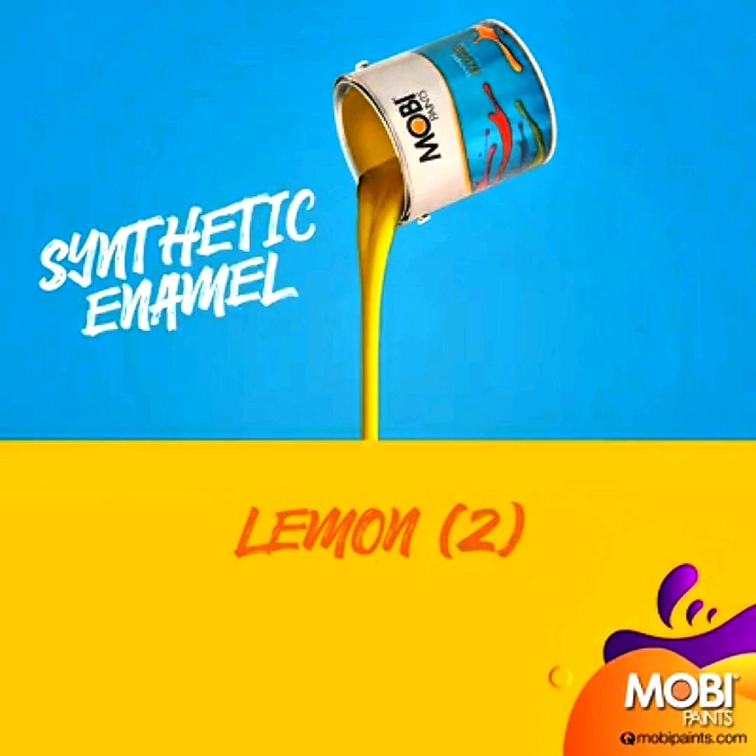 Mobi Paints Synthetic Enamel 0.91 Litres | High Gloss Finish for Metal ...