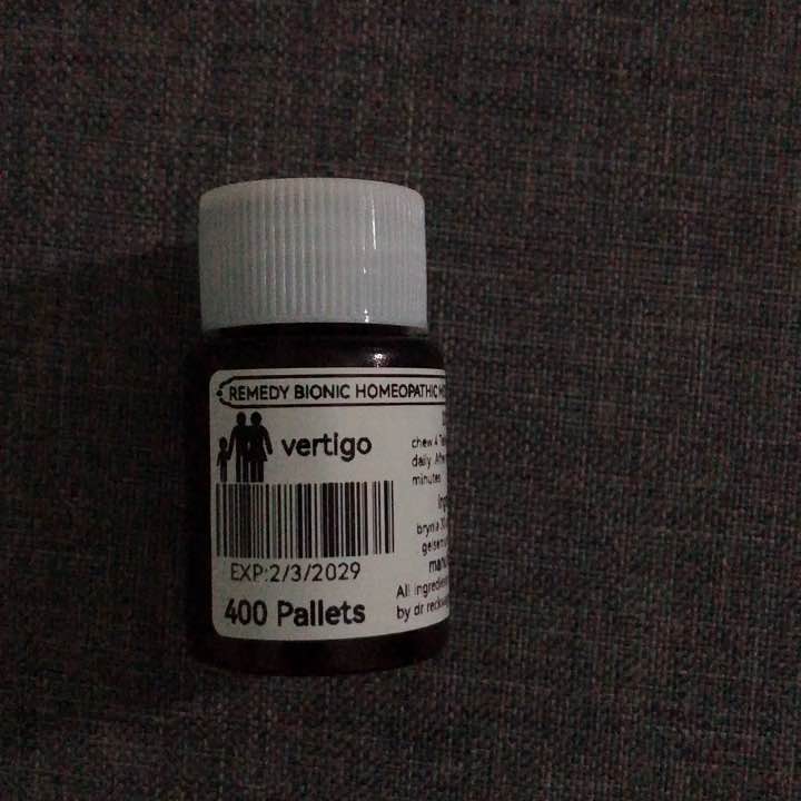 Vertigo Homeopathic / Motion sickness/ Dizziness / Tinnitus/ migraines ...