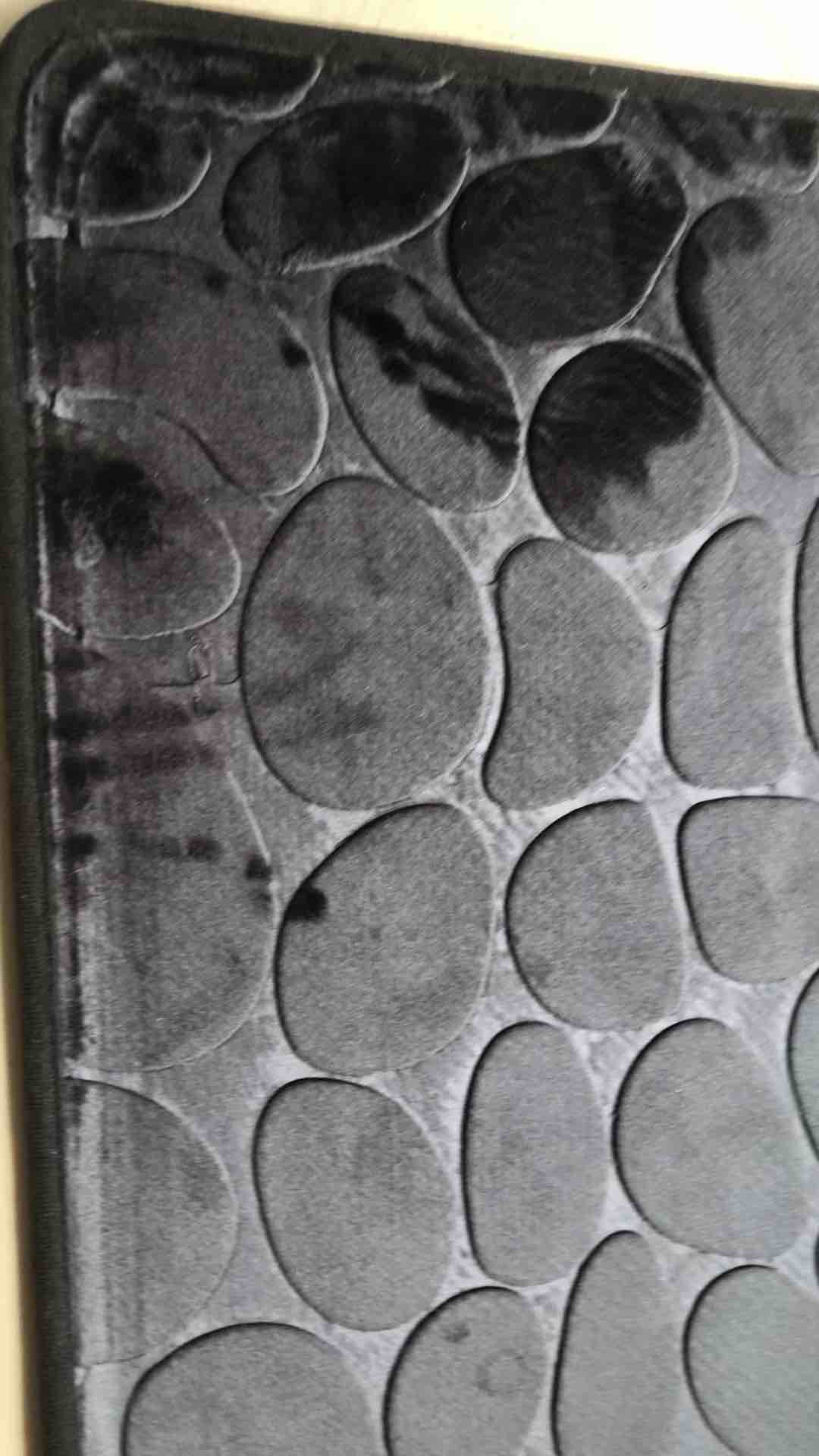 Fennel Pressed Down Cobblestone Floor Mat Bathroom Water Absorption ...