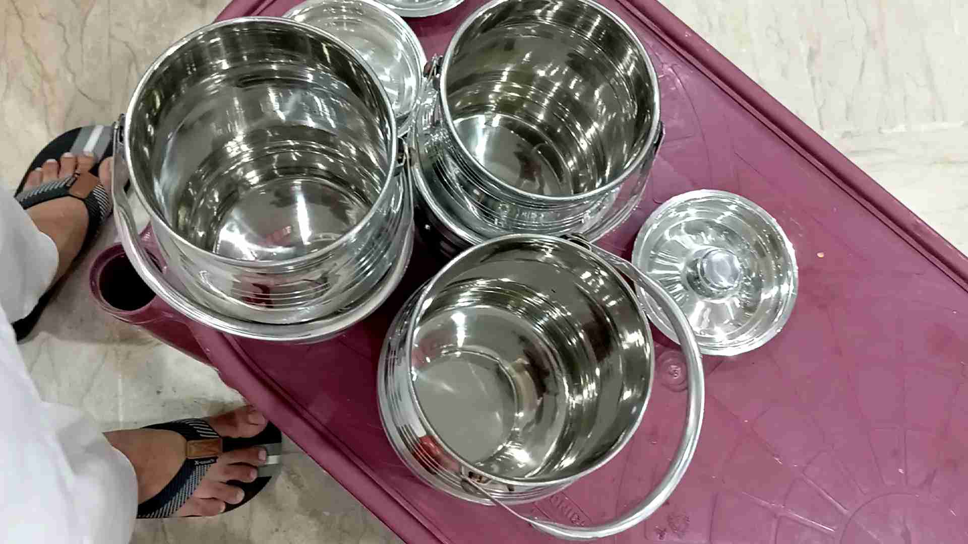 Stainless Steel Milk Dol-chi/Oil Container/Ghee Barni/Martaban | Daraz.pk