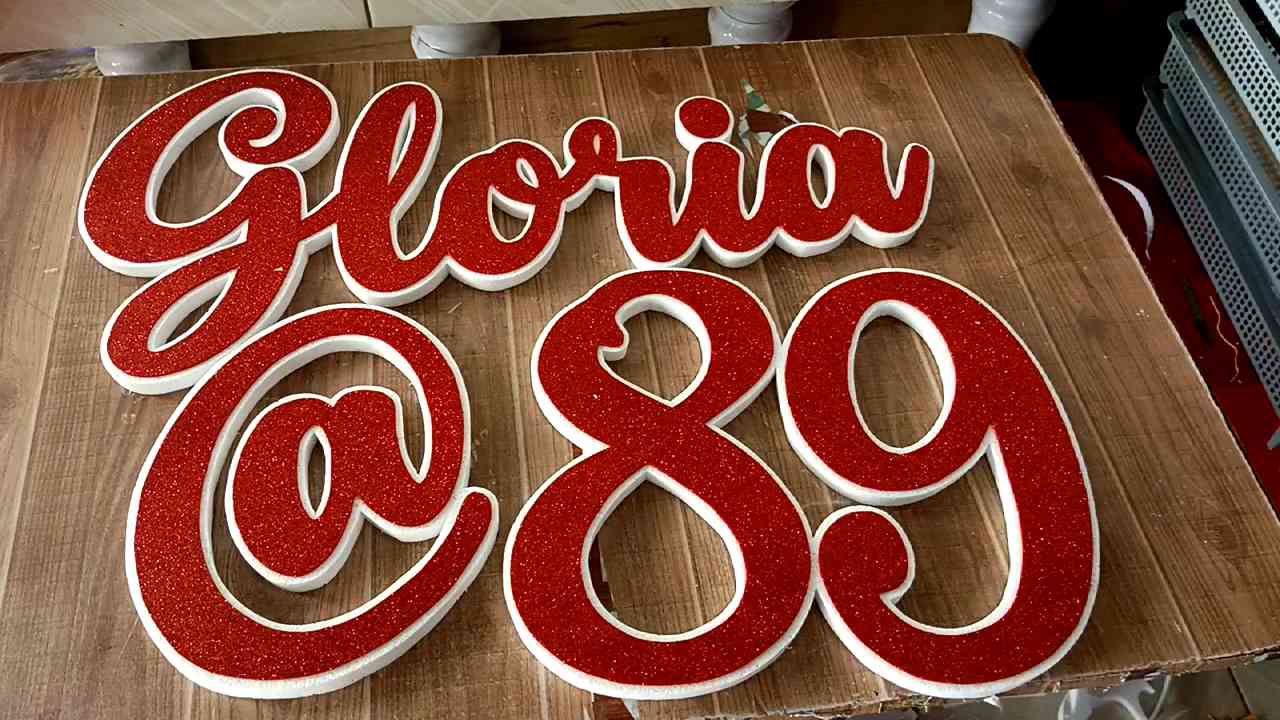 Per Letter styro backdrop name 12 inches | Lazada PH