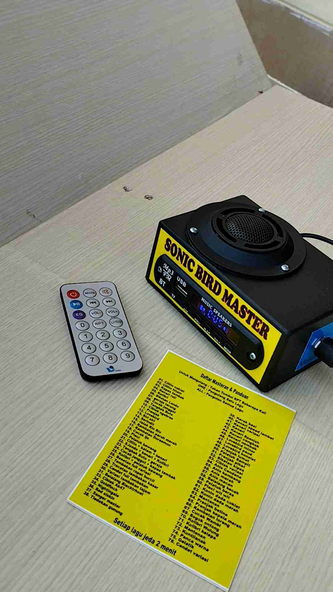 Masteran burung sonic master ORIGINAL free isian mewah FULL GARANSI ...