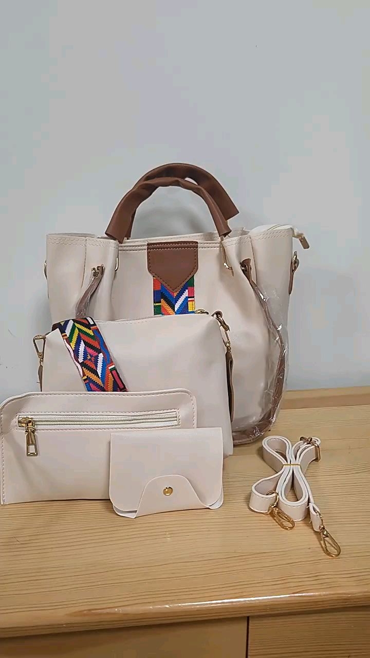 Women European Style Fashionable Handbags 4 Piece Set, Shoulder Bag ...