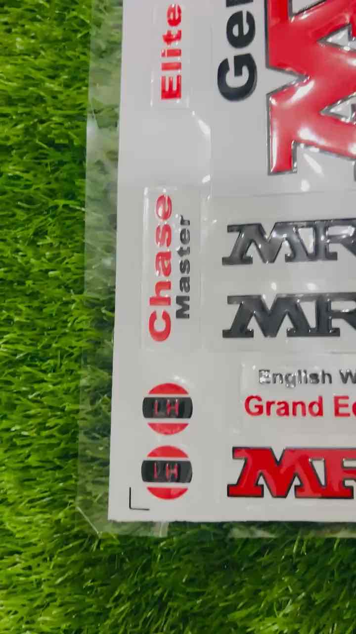 MRF 3D Bat Sticker 2023 Editions for hardball bat | Daraz.pk