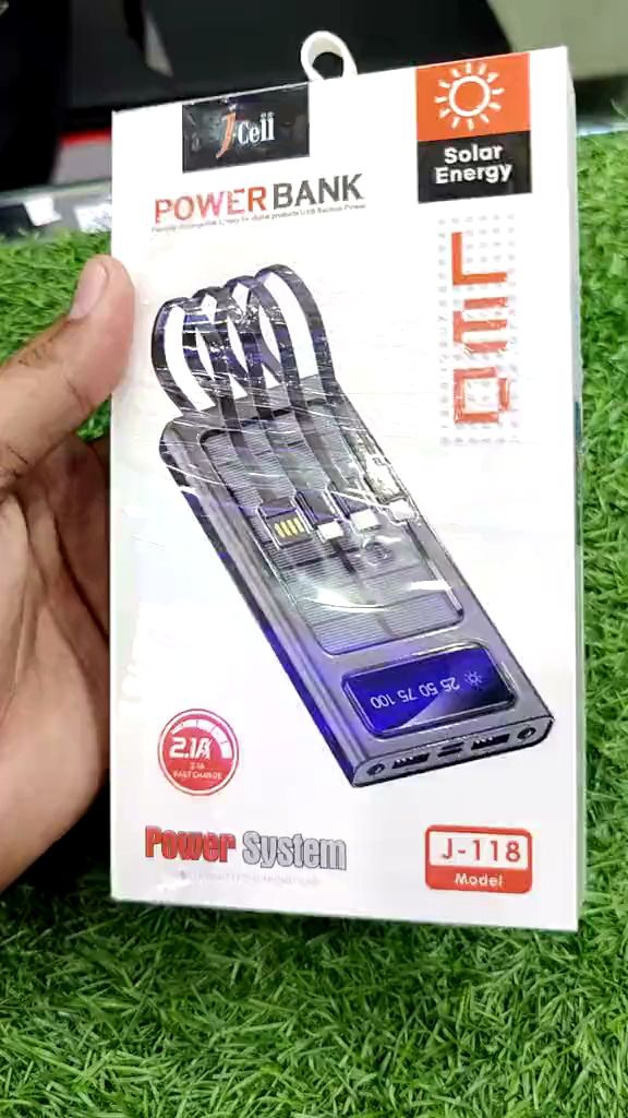 J Cell 118 10000mAh Power Bank | Daraz.pk