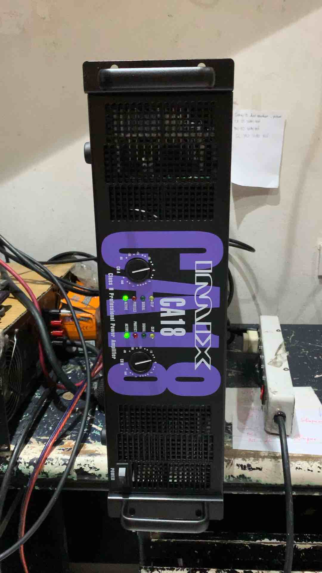 2023 IMIX/Trident CA-18 1100W X 2 Powered Amplifier | Lazada PH