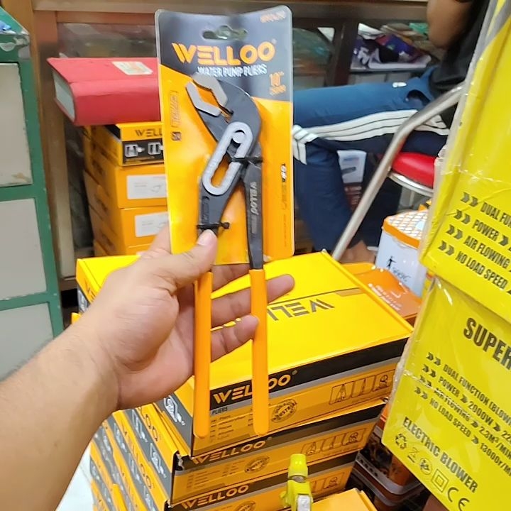 WELLOO 10" Professional Water Pump Plier | High Quality Carbon Steel ...