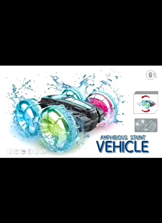 Stunt Amphibious Car With Remote Control & Hand Sensor Stunt On Land ...