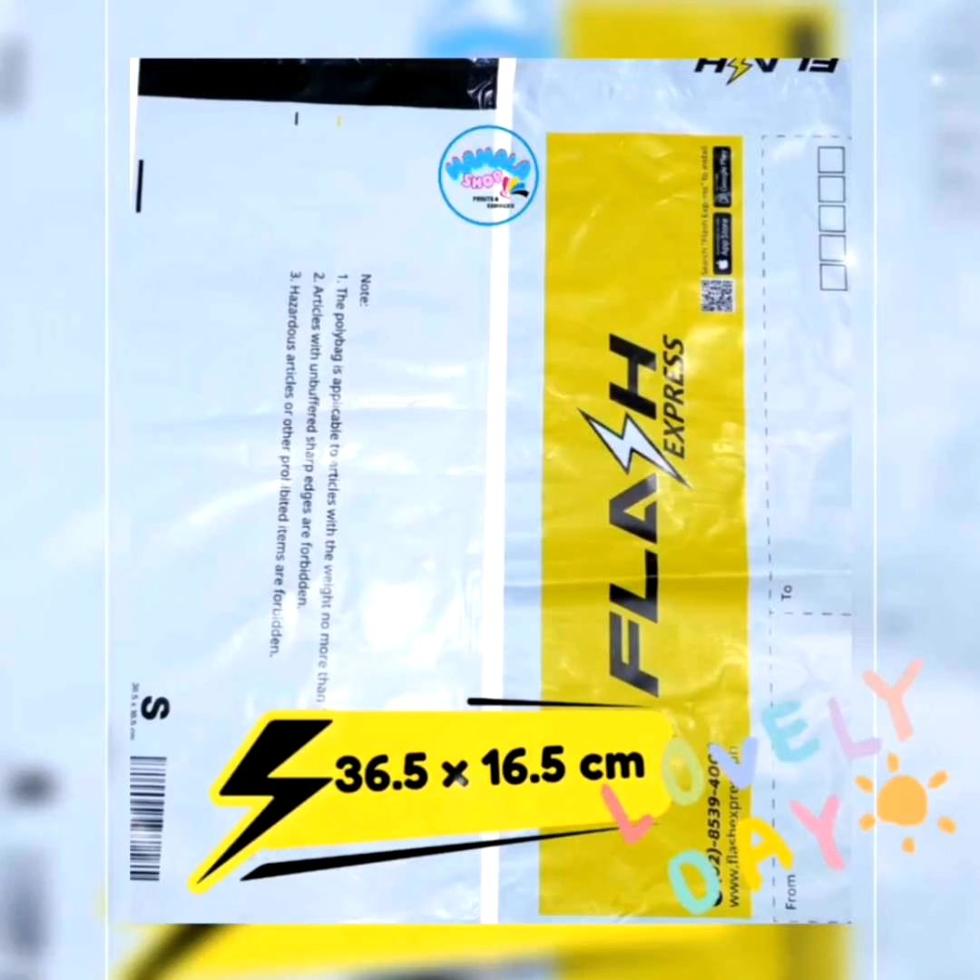 100pcs 50pcs Flash Express Courier Pouch with Self Adhesive | Lazada PH