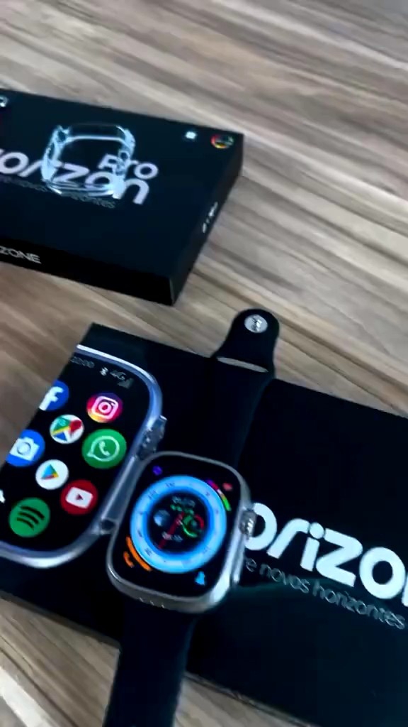 Smart Watch T1000 Ultra Waterproof, Sim, Touch Controls long battery ...