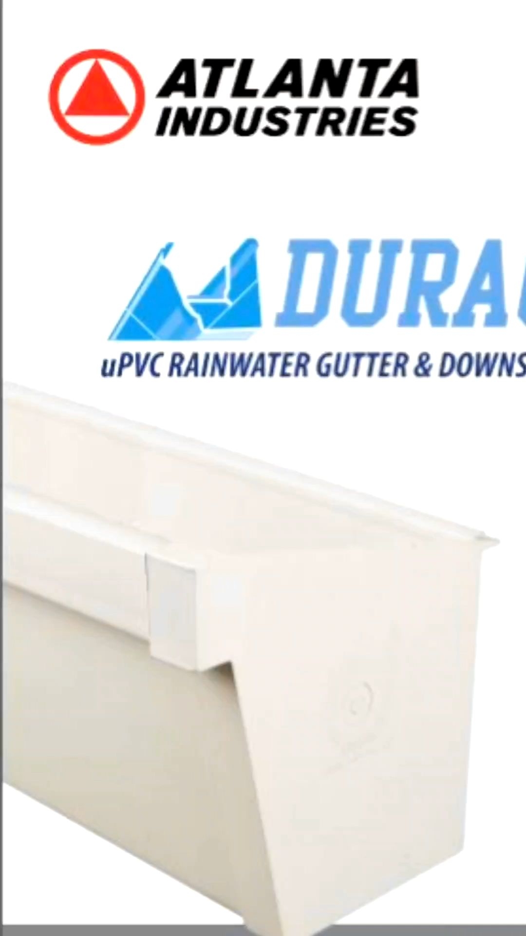 ATLANTA DURACON 3X4" X 4FT TUBULAR DOWNSPOUT, SQUARE PVC PIPE | Lazada PH