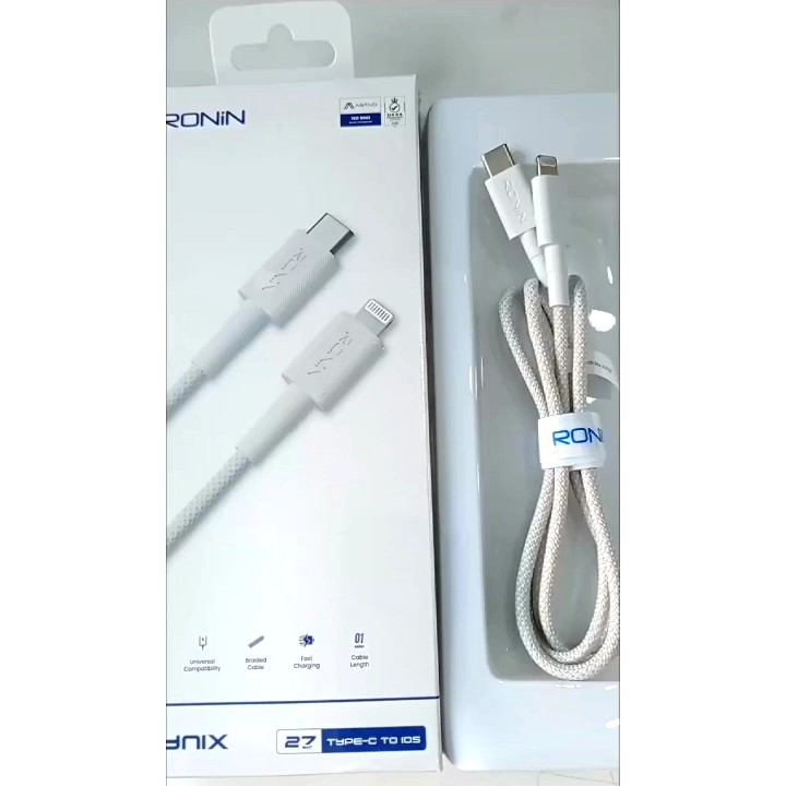 Ronin R2045 Cable C to Lightning 27 Watt Ultra Fast Charging - Ronin ...