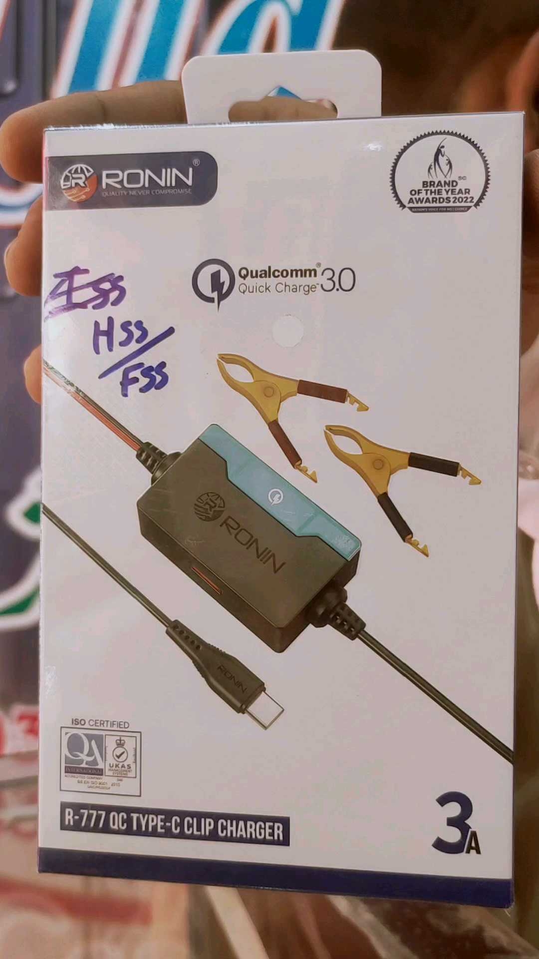 Ronin R-777 Clip Charger 2.4A & Type C QC 18W 3A – Fast & Efficient ...