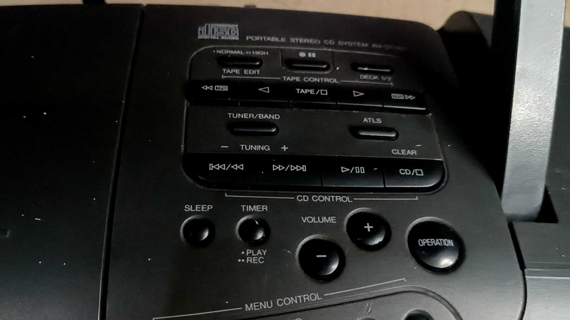 Panasonic Cassette player double cassette with CD and 4 band Digital ...