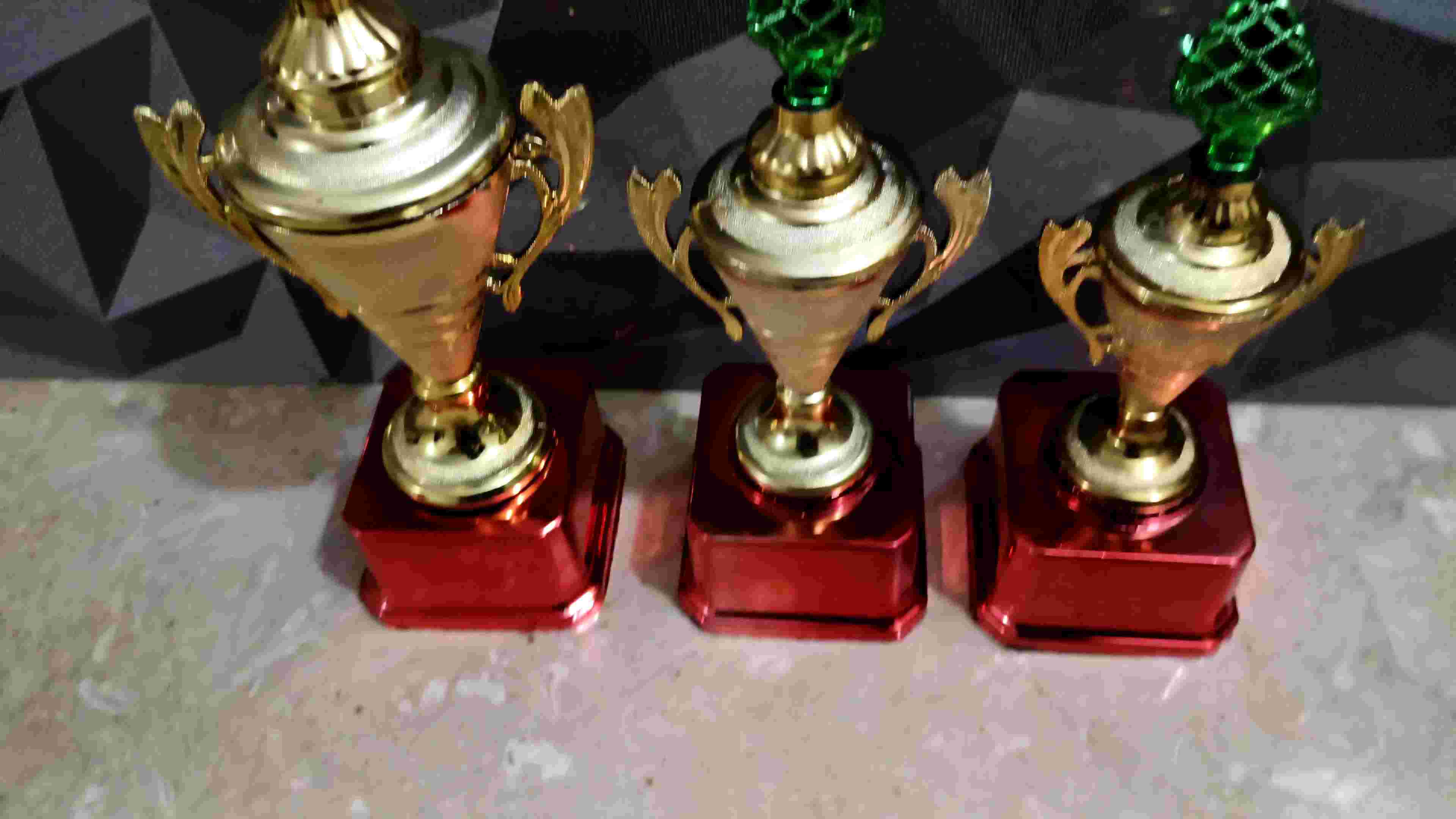 Best Plastic trophy 22*8 cm/ 8.5inch size (pack of 1 &3 &6 Trophy cup ...