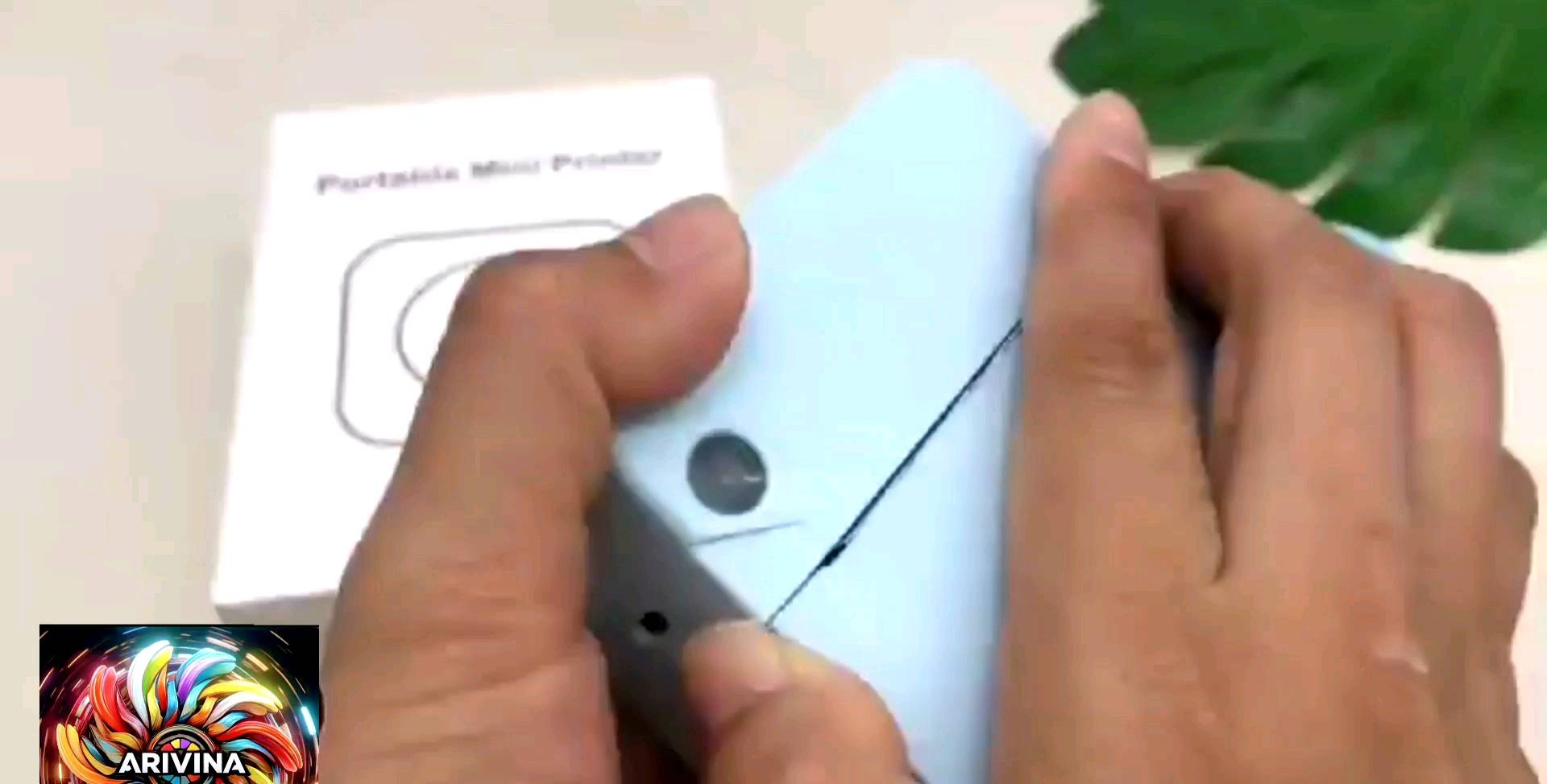 Pocket Inkless Mini Printer - 1 Thermal Paper Roll - Thermal Portable ...