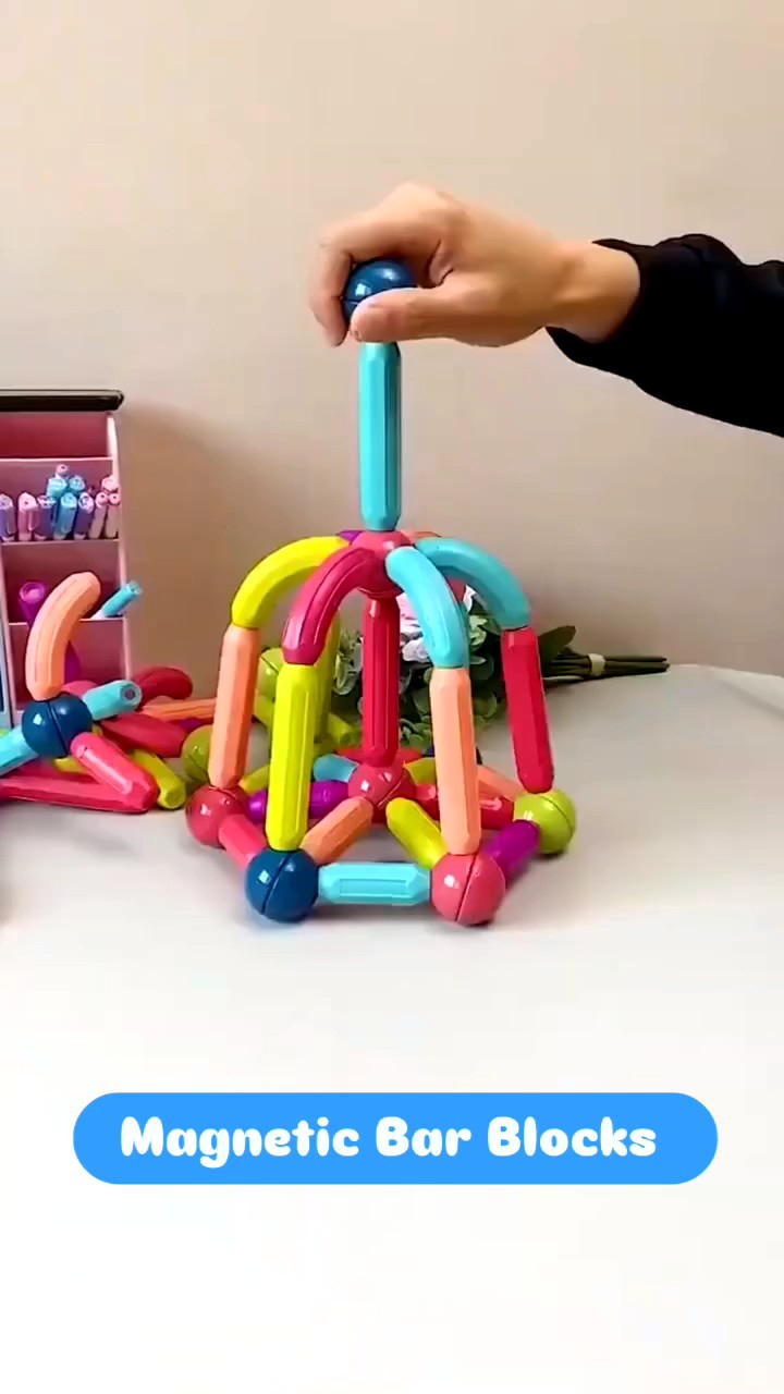 Magnetic Bar Blocks 25 / 36 / 42 / 64pcs Building Sticks Blocks Toys ...