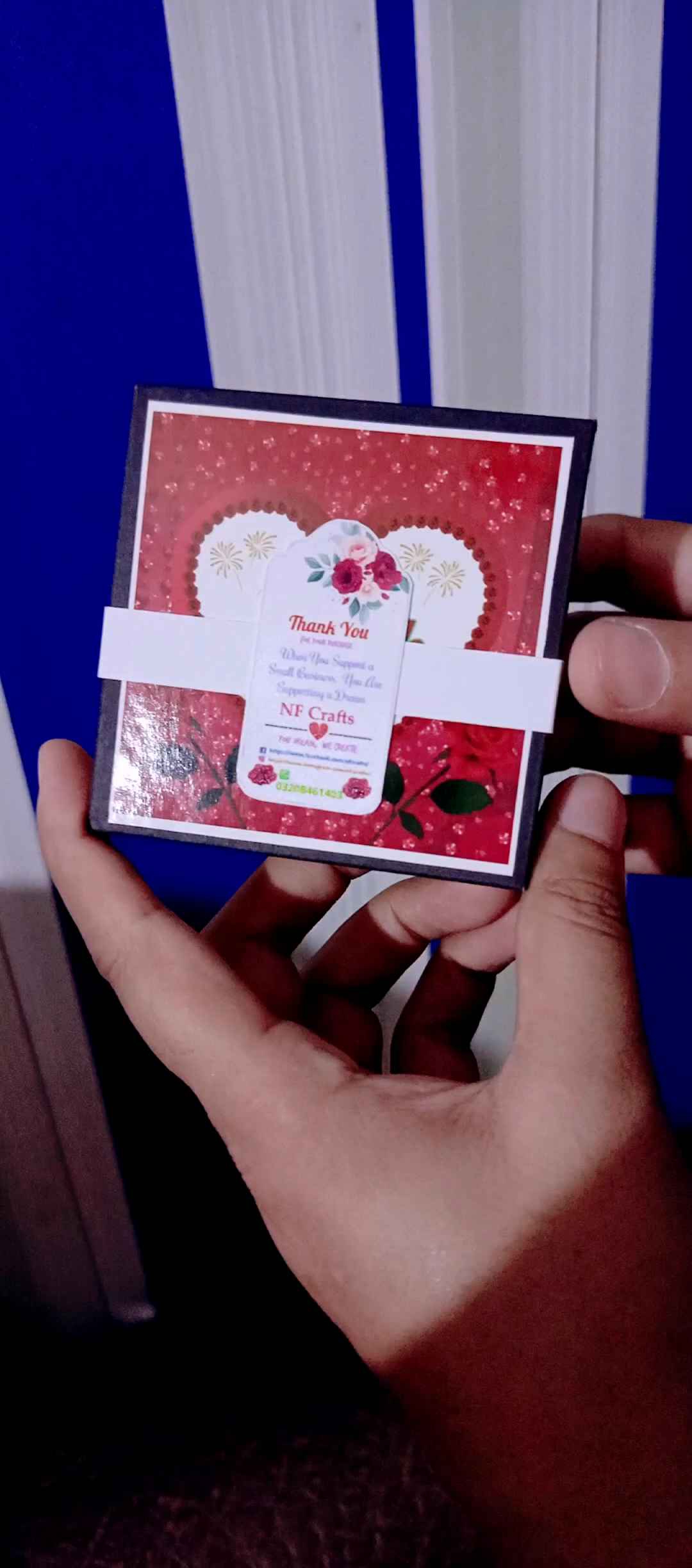 Personalised Photo Pull-Up Box for Birthdays, Anniversaries, Valentine ...