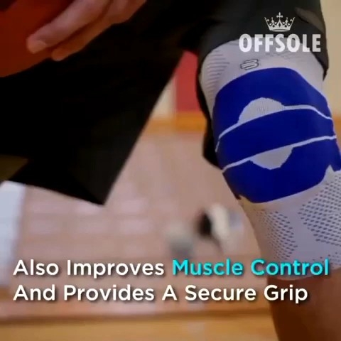 Silicon Spring Knee Pad, Compression Knee Brace with Support Pads for ...