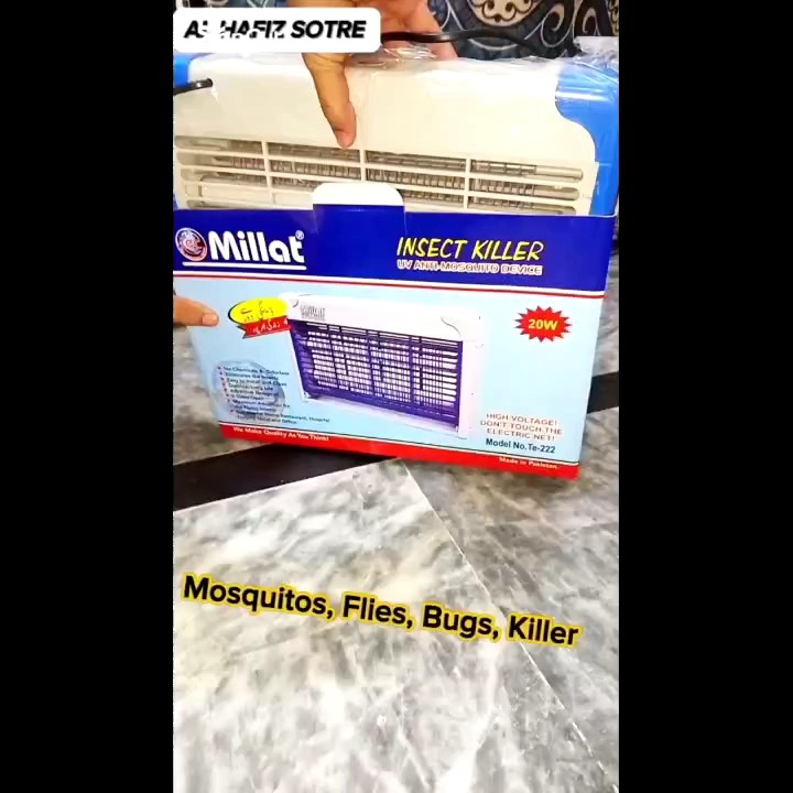 Millat Double Rod 20 Watt Electric Mosquito Killer ABS Body, Mosquito ...