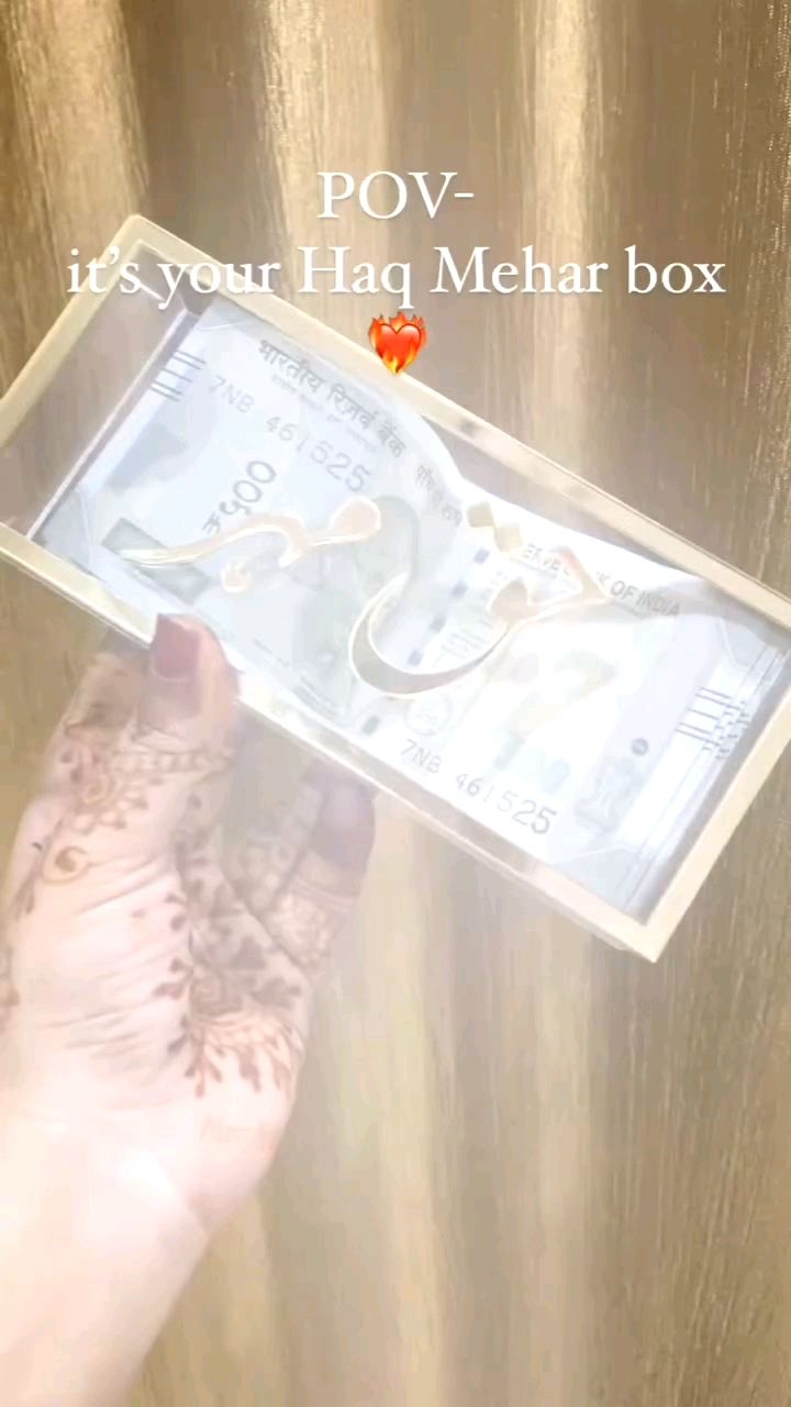 Haq meher box wedding gift | Bridal gift | Islamic wedding gift ...