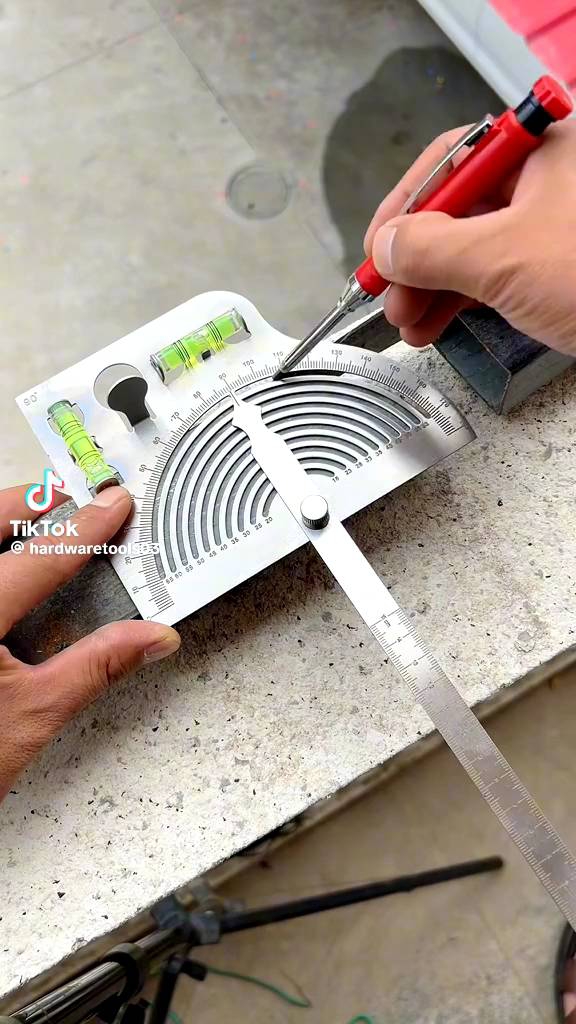 Angel finder protractor 180 degree stainless steel | Daraz.pk