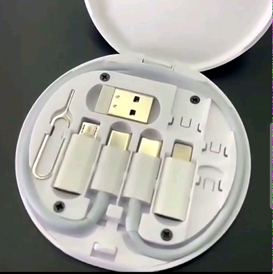 Data Cable Set I All In One Compact & Portable Charging Solution ...