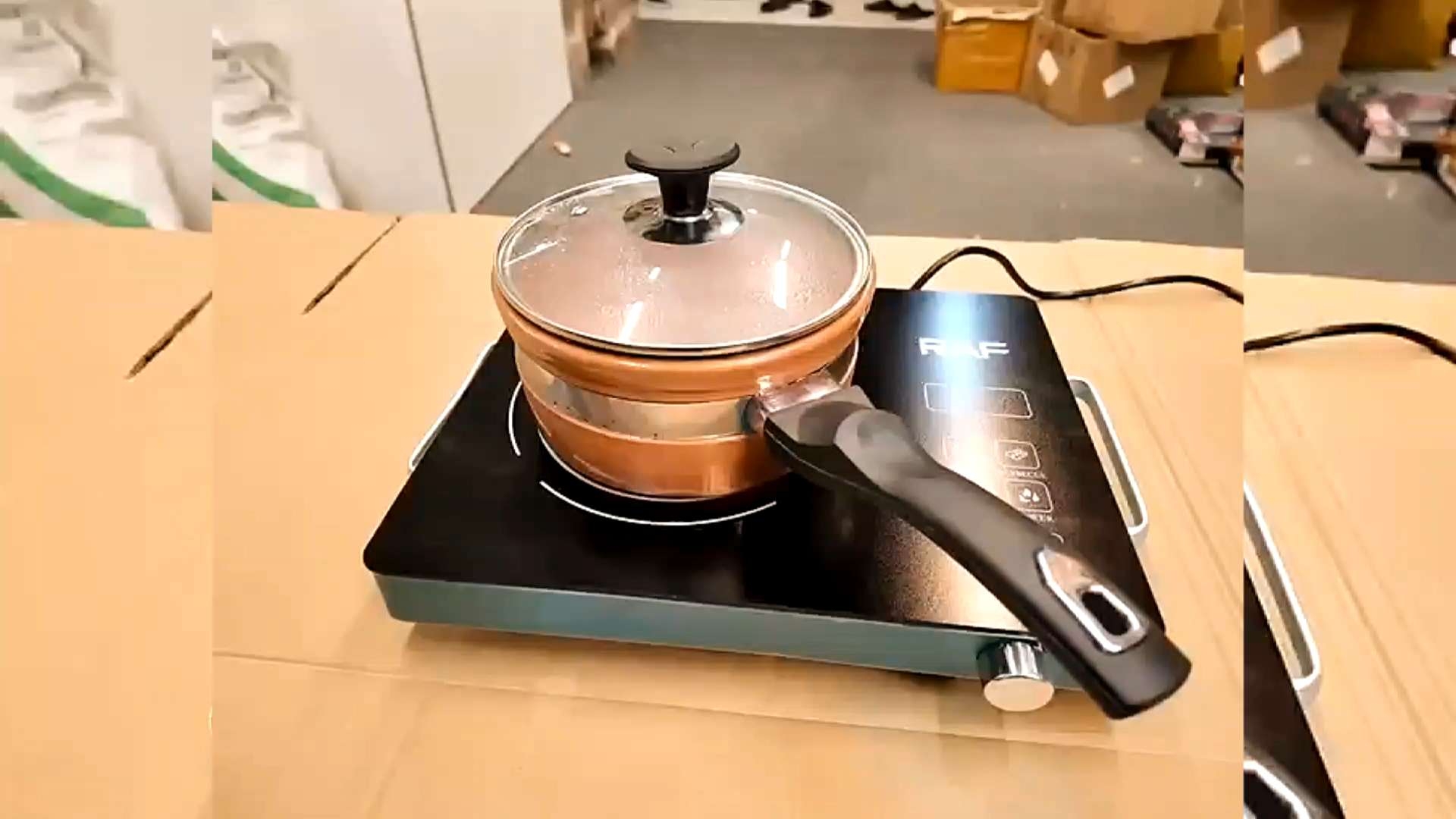 Kenso Clay Sauce Pan with Glass Lid | Non Stick Earthen Cooking Pot ...