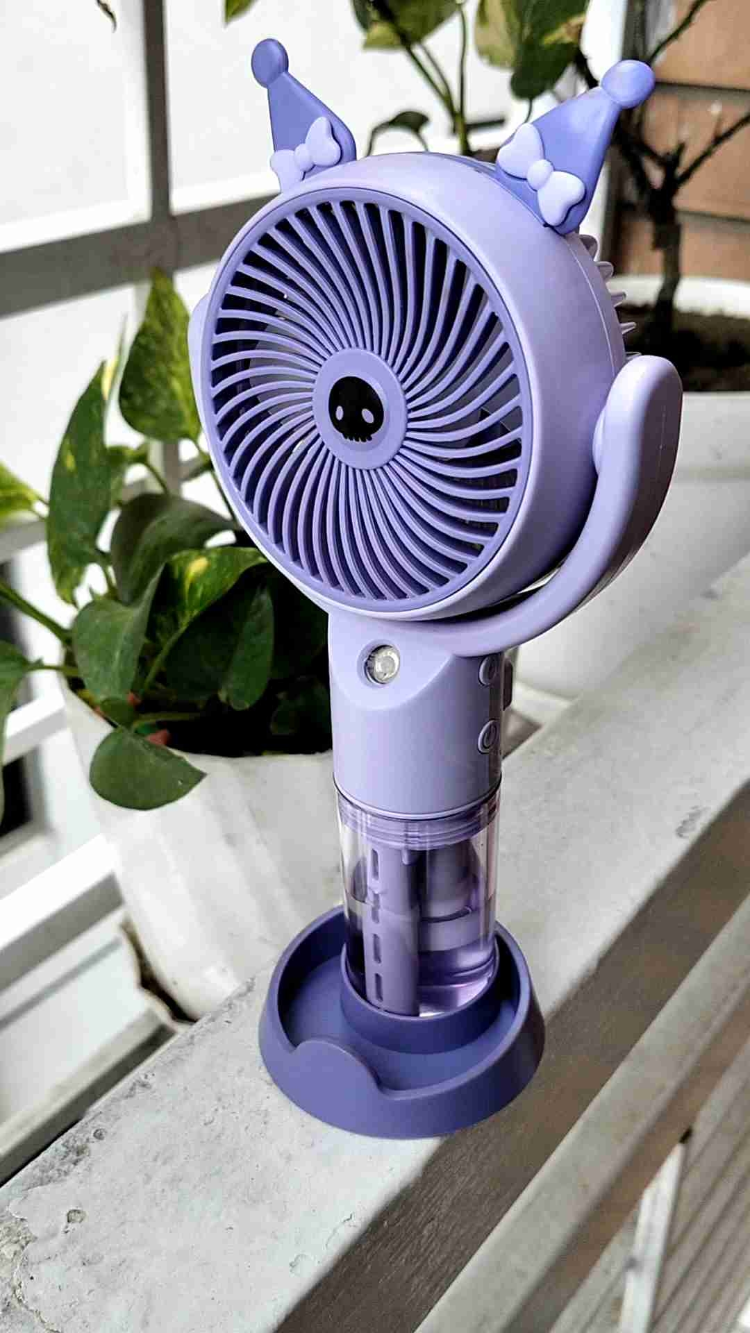 Handheld Fan Misting Fan | Portable Misting Fan, Battery Operated ...