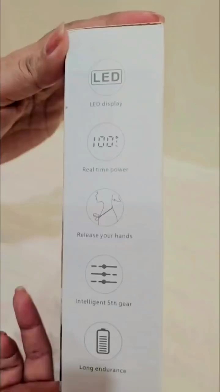 Mini Fan | Portable USB Rechargeable Fan | LED Display Desk Fan ...