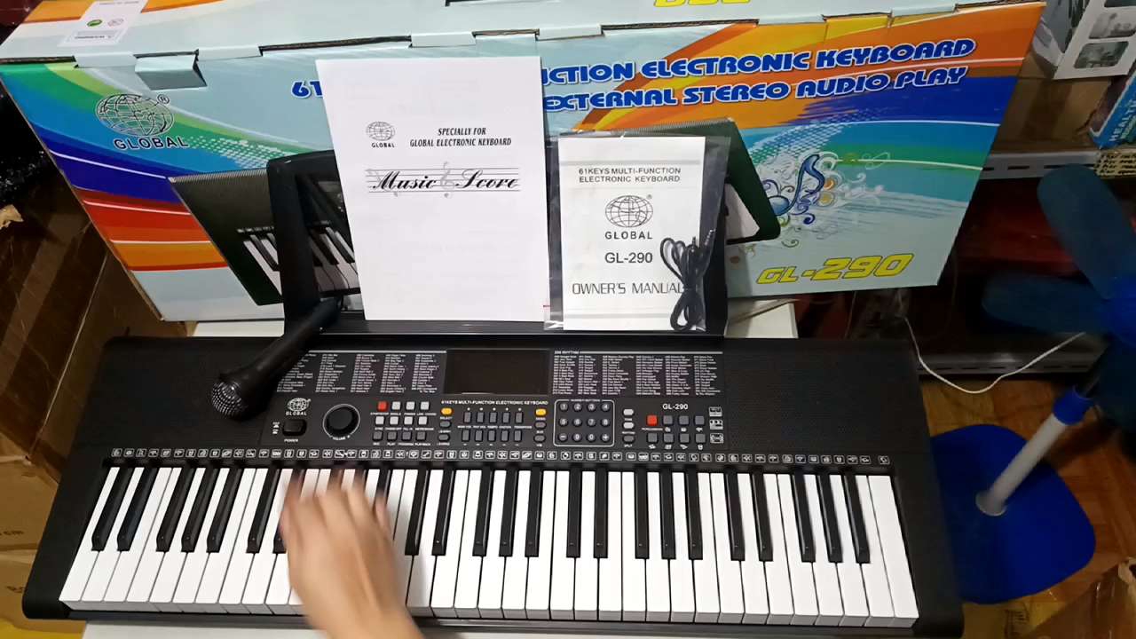 GLOBAL GL-290 (61 Keys) Electronic Keyboard | Lazada PH