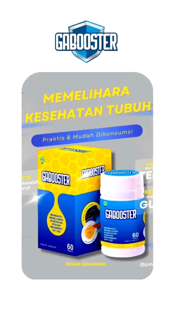 GABOOSTER Kapsul Herbal Asam Urat Stroke Lambung Diabetes | Lazada ...
