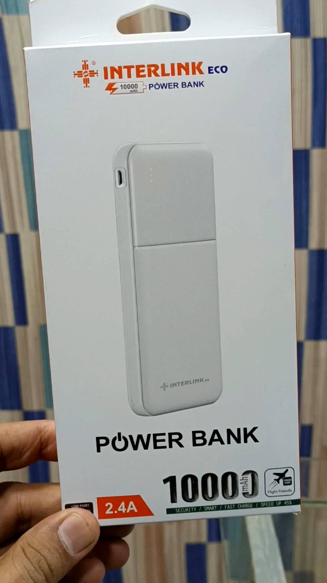 Interlink Eco 10000mAh Power Bank – Fast Charging Portable Battery for ...