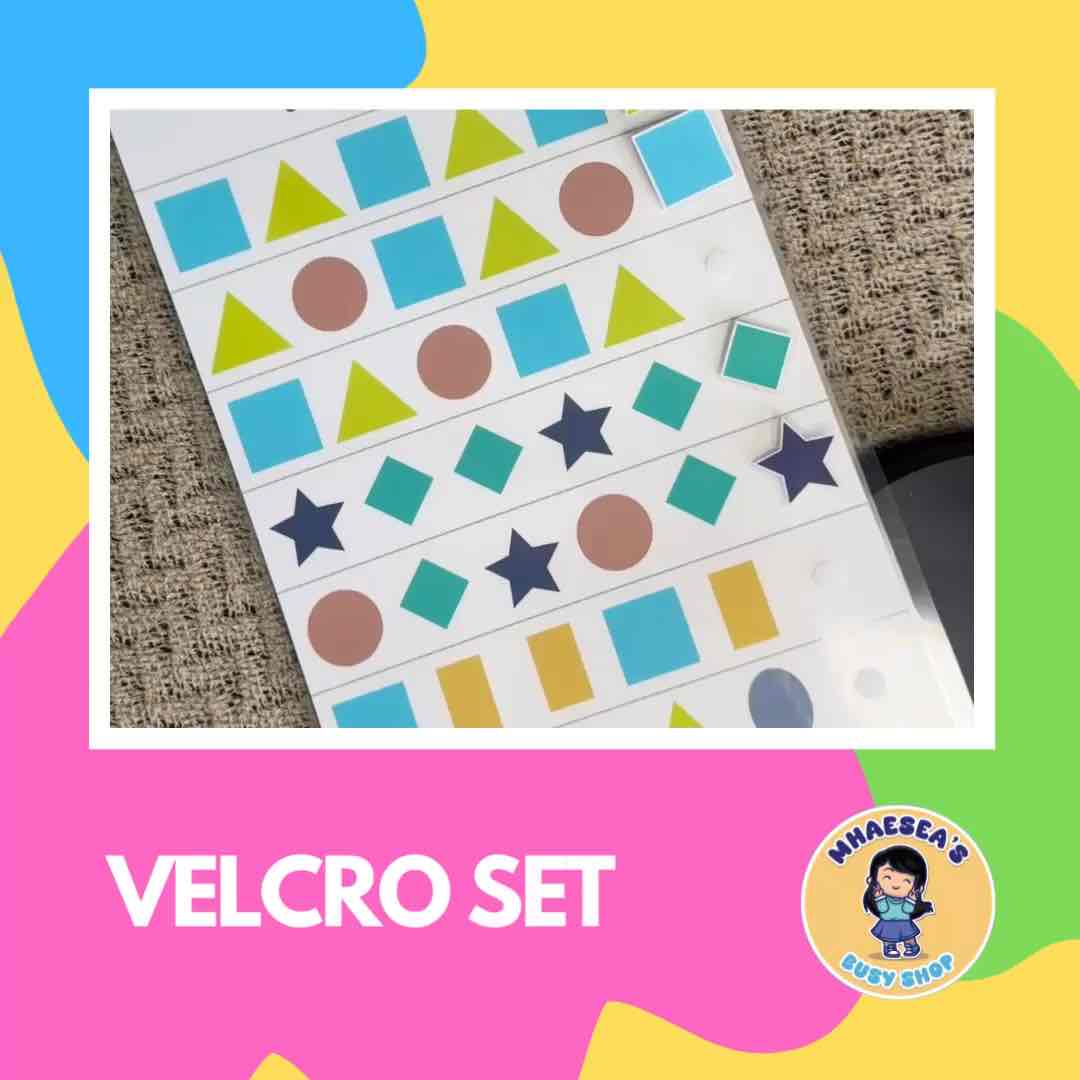 Interactive Velcro Worksheet | Busy Book - Patterns | Lazada PH