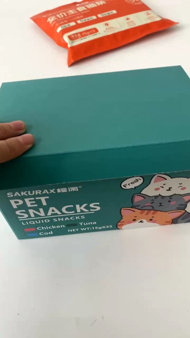 Cat Treat Food 10pcs,Chicken, Tuna, Salmon, Cod Fish Flavor, Kitten ...